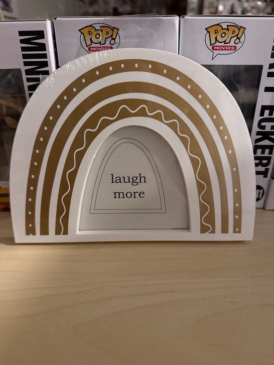 Accents | White Gold Rainbow Photo Frame Laugh More | Poshmark